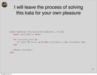100 doors kata solution | PDF