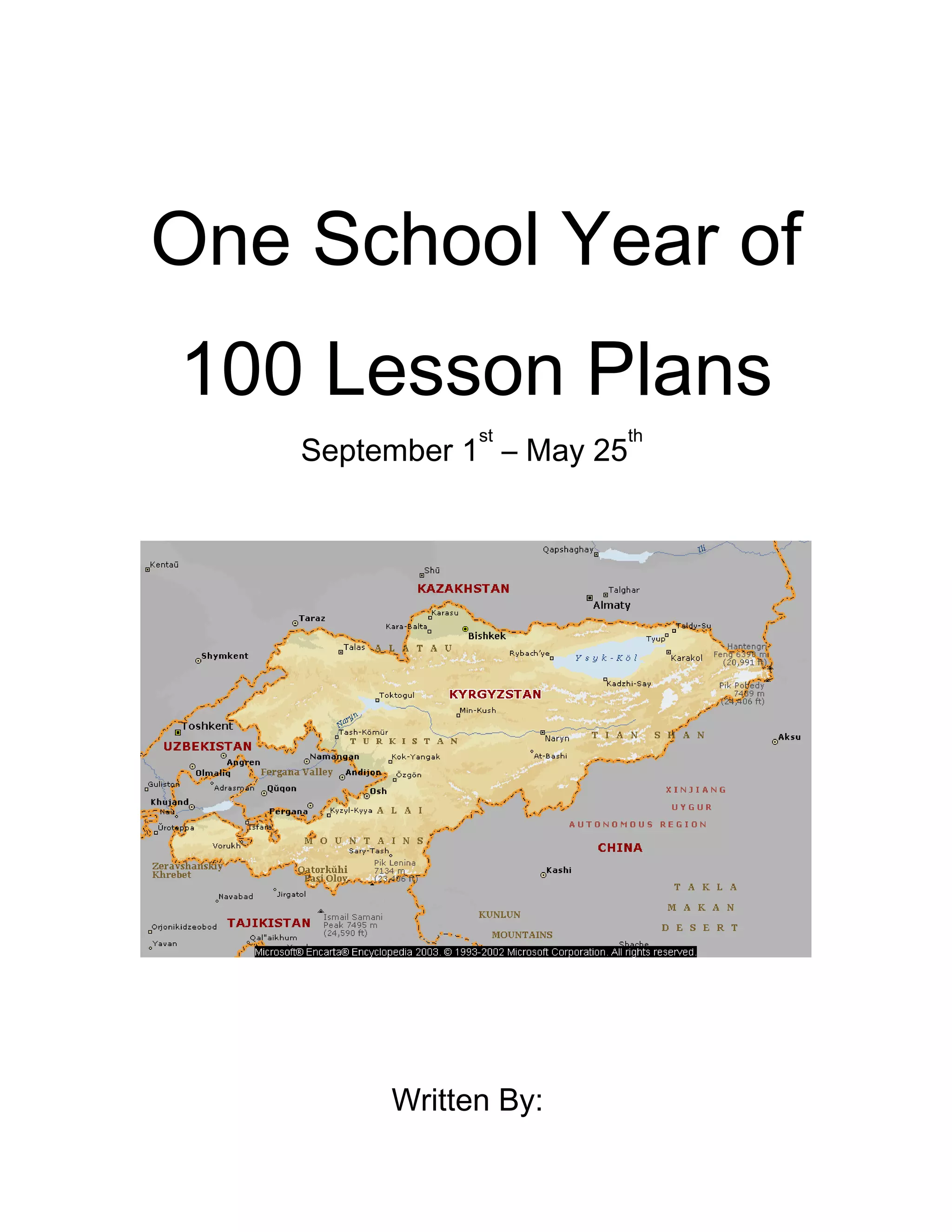 100 Lesson Plans (Parts of Speech) | DOC