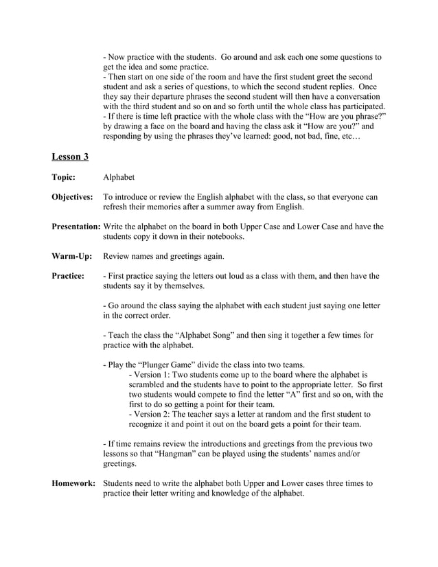 100 Lesson Plans (Parts of Speech) | DOC | National & Civic Holidays ...