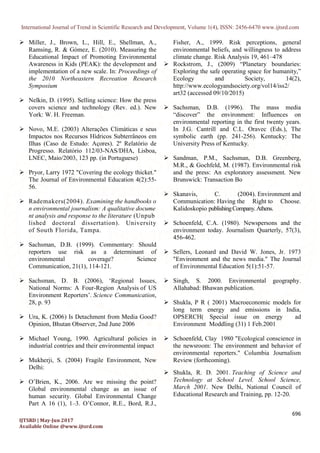 Environmental Crisis and the Role of Media | PDF