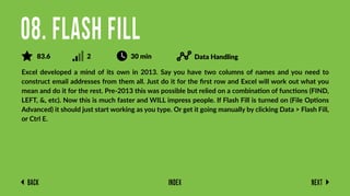 The Definitive 100 Most Useful Excel Tips | PDF