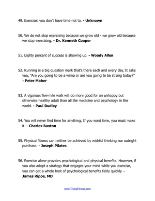 100 fitness quotes | PDF