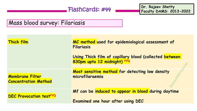 100 important flash cards for Community Medicine | PDF