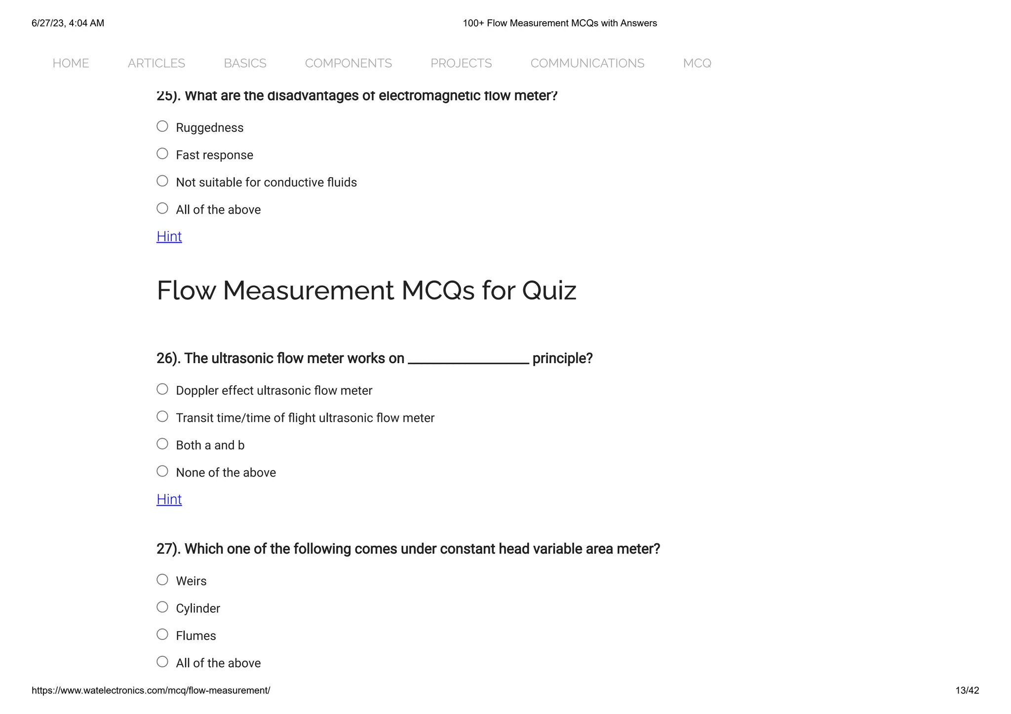 Measurement MCQs with Answers.pdf