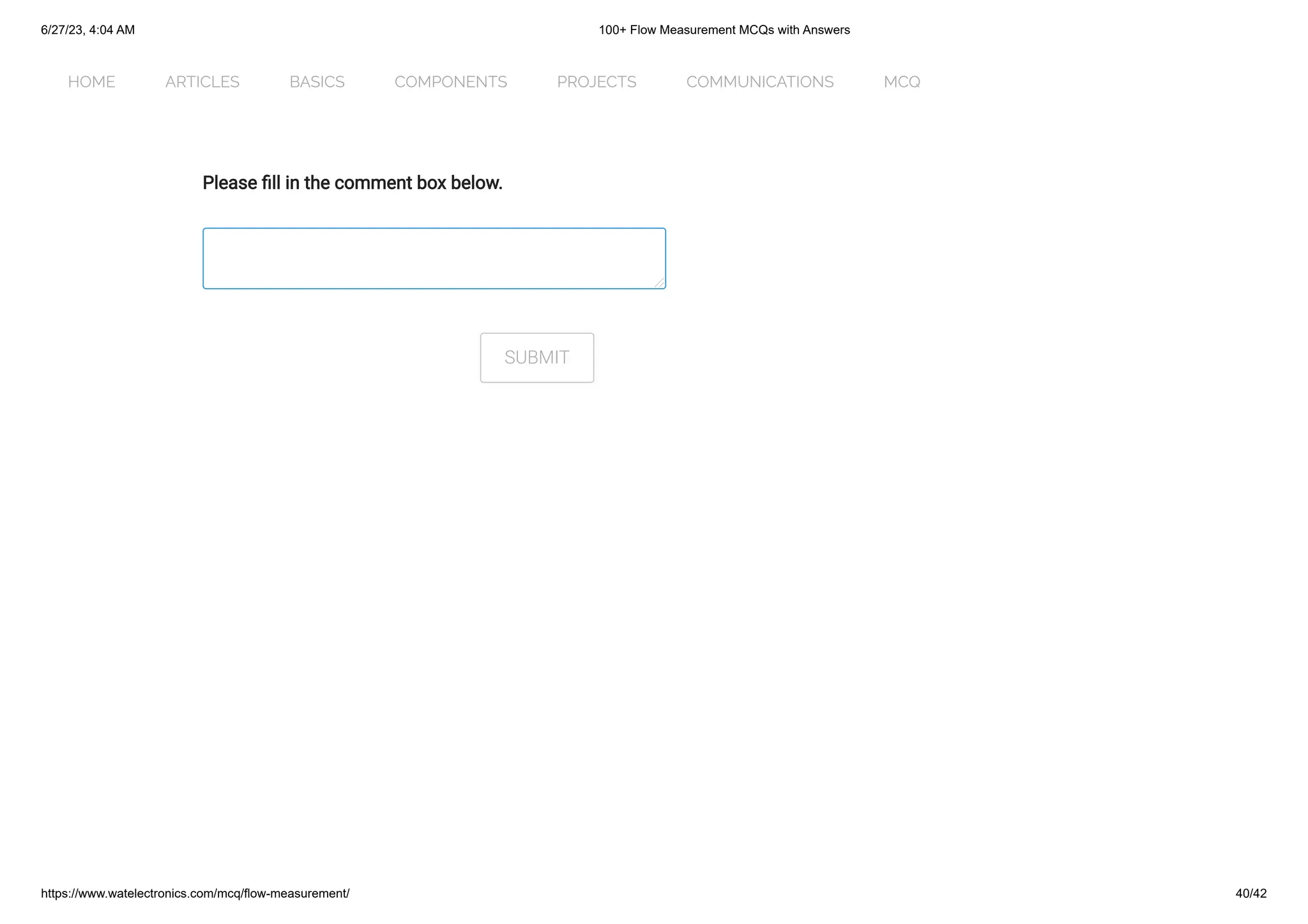 Measurement MCQs with Answers.pdf
