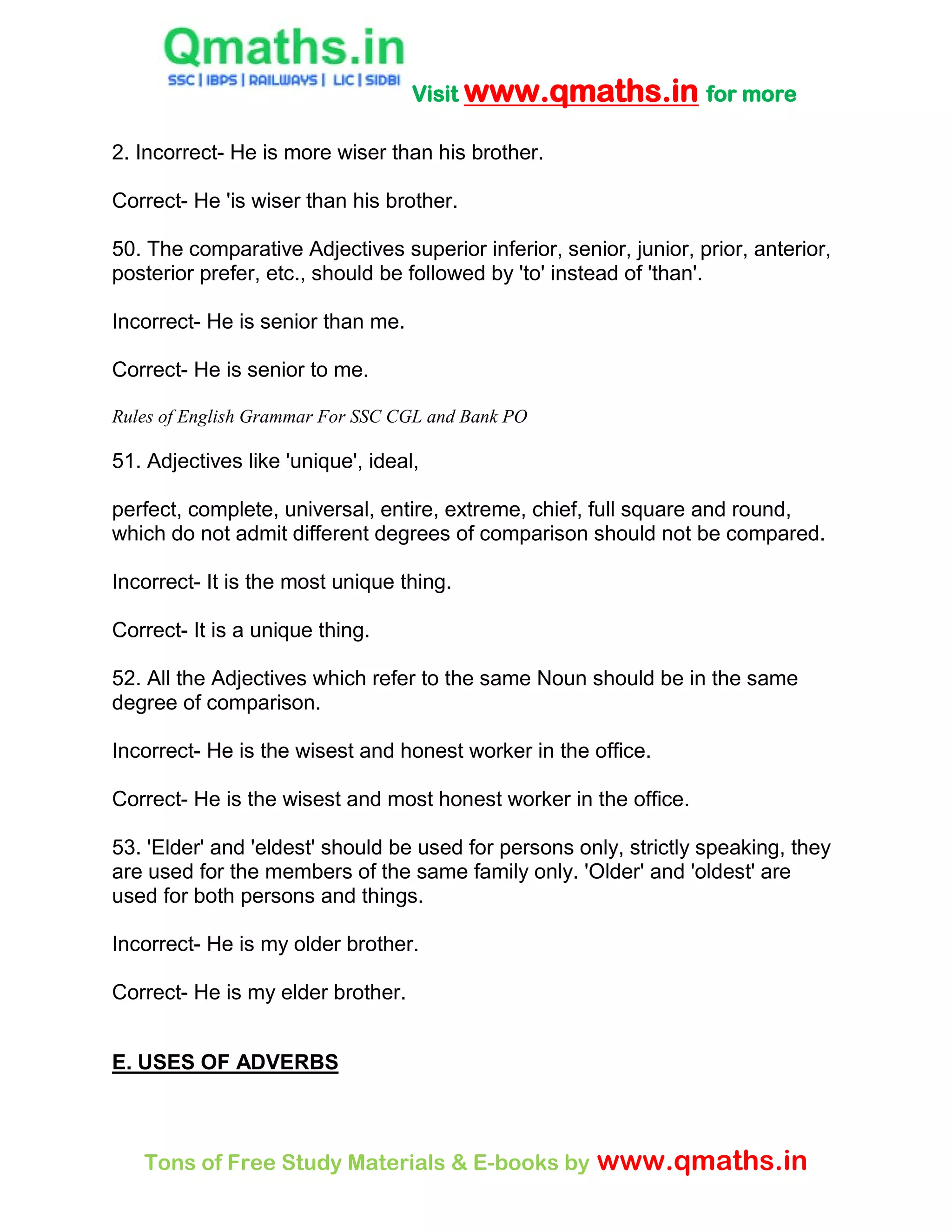 100 golden rules of english grammar | PDF