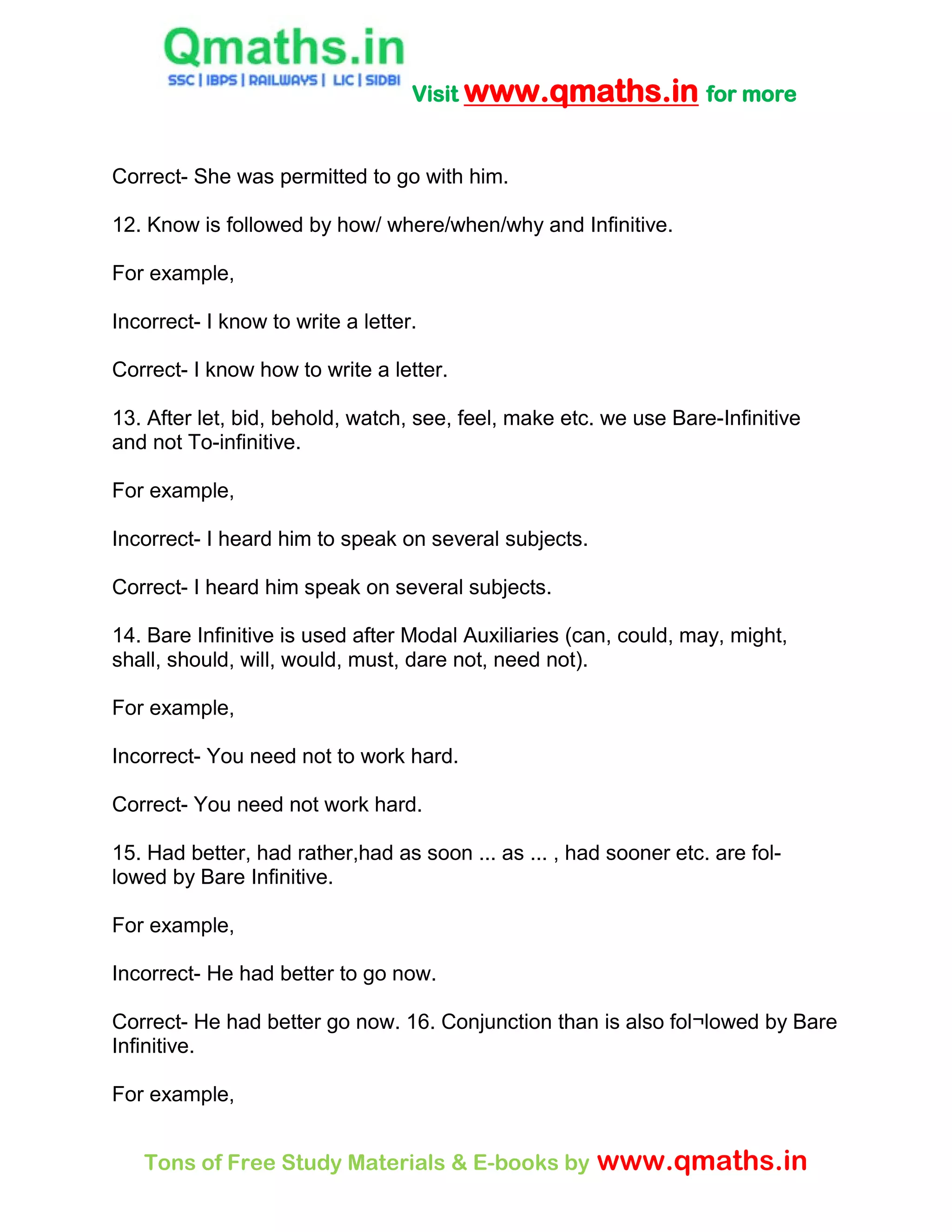 100 golden rules of english grammar | PDF