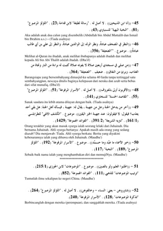 100 hadis dha'if & palsu yang masyhur di kalangan masyarakat | PDF