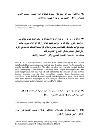 100 hadis dha'if & palsu yang masyhur di kalangan masyarakat | PDF