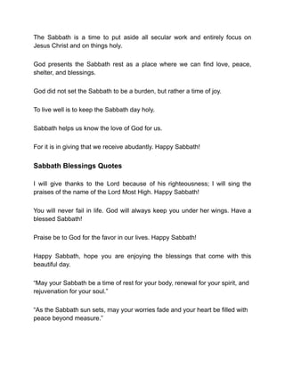 100+ Happy Sabbath Quotes, Wishes and Greetings.pdf