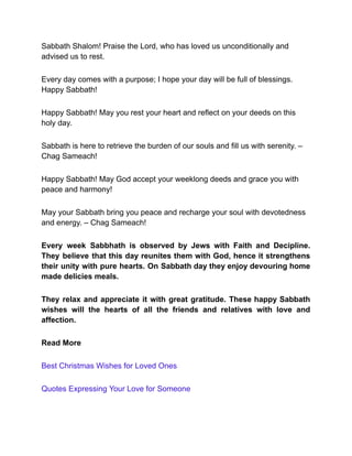 100+ Happy Sabbath Quotes, Wishes and Greetings.pdf