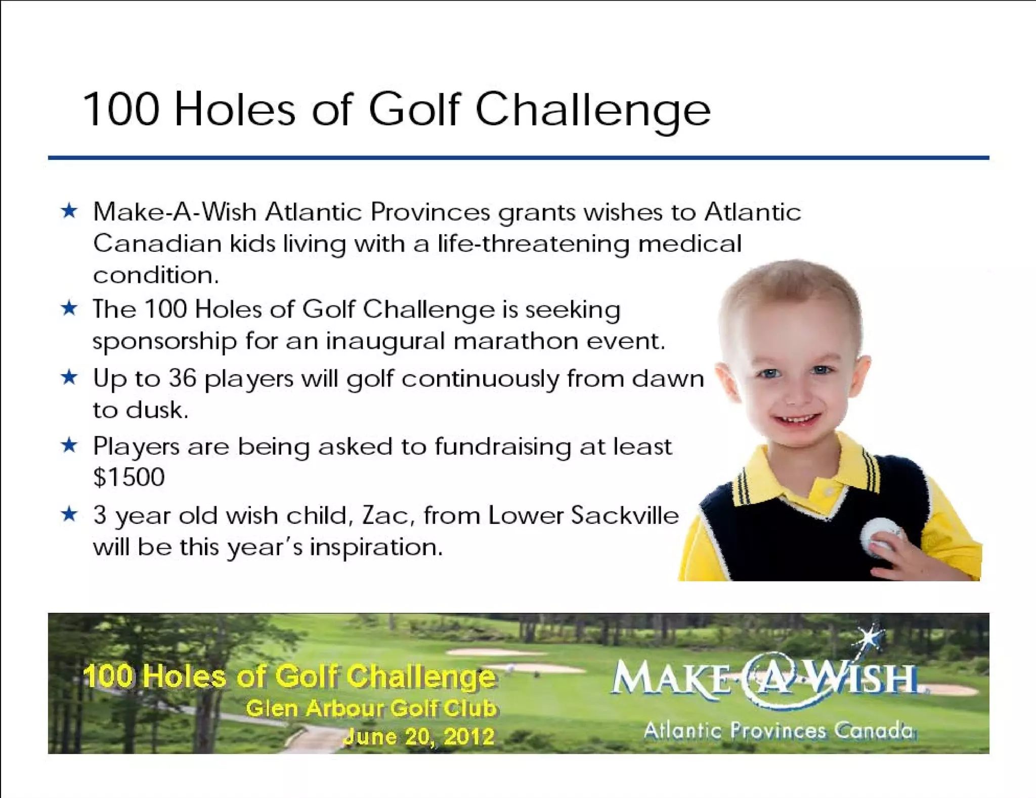 100 Holes of Golf for Wishes | PDF