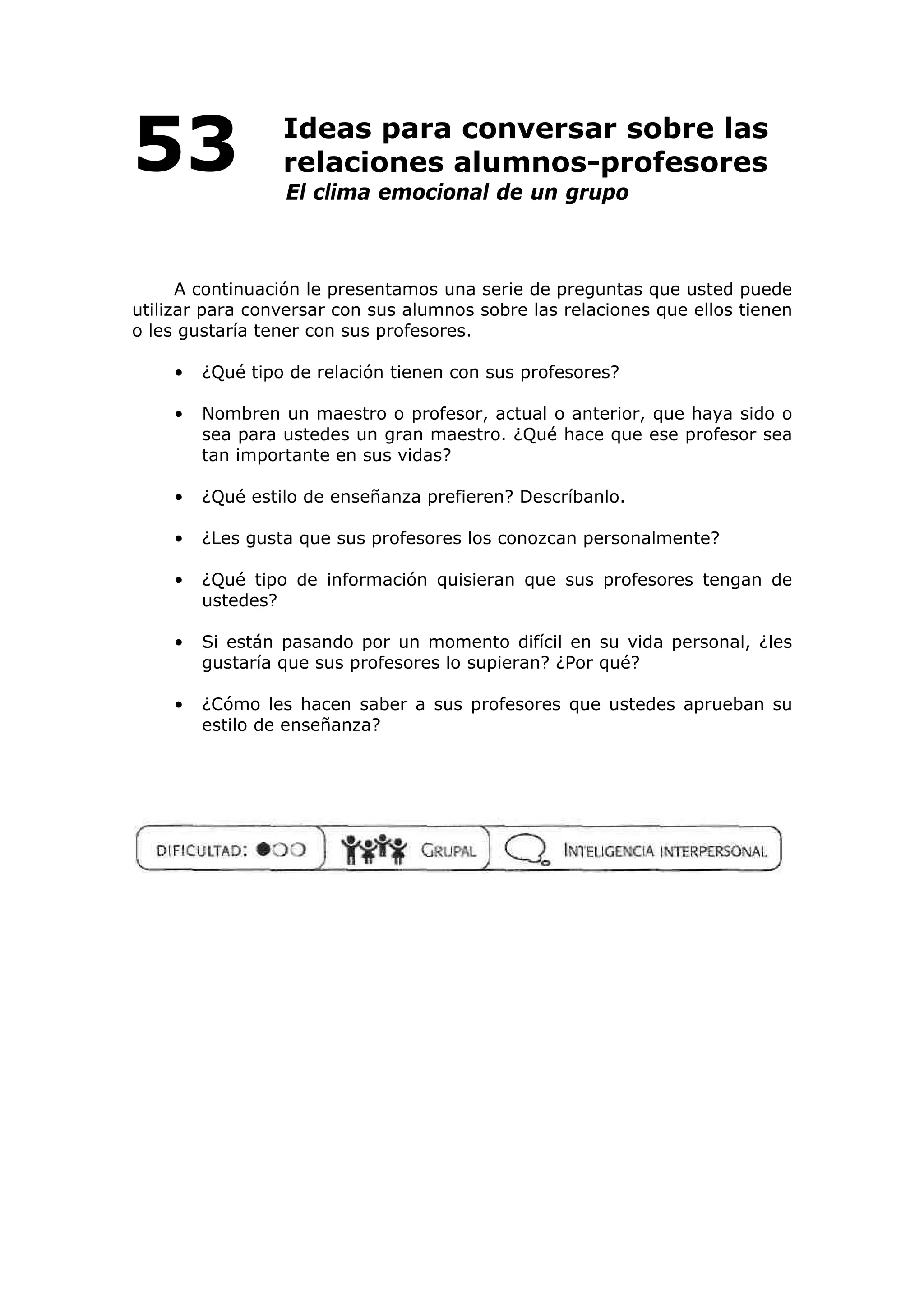 100 ideas el-clima-emocional | PDF