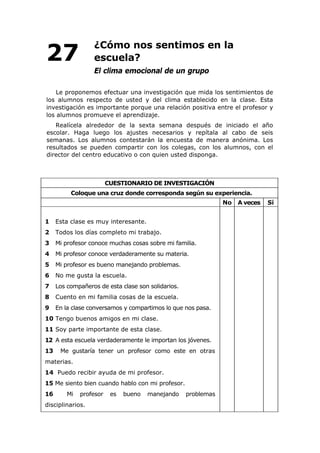 100 ideas el-clima-emocional | PDF