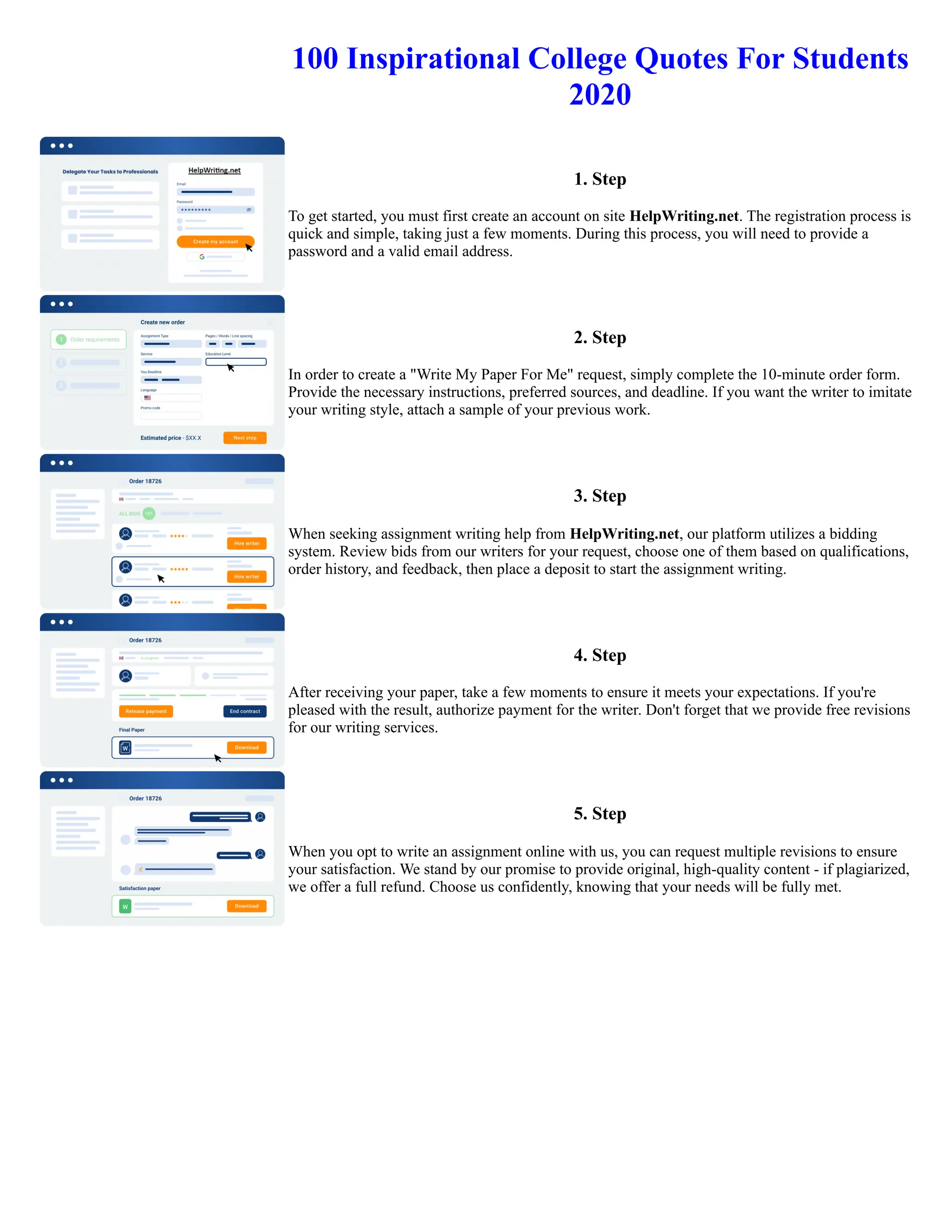 100 Inspirational College Quotes For Students 2020 | PDF