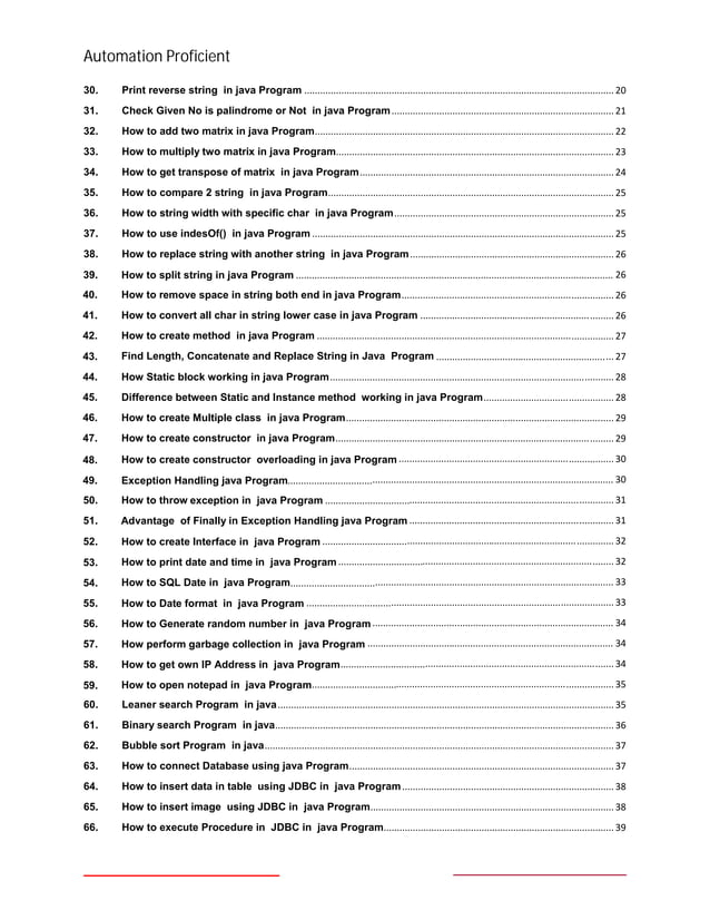 100 JAVA Programs-1.pdf | Programming Languages | Computing