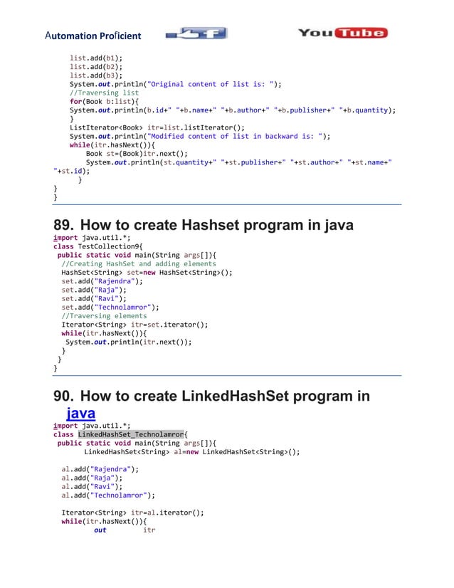 100 JAVA Programs-1.pdf | Programming Languages | Computing
