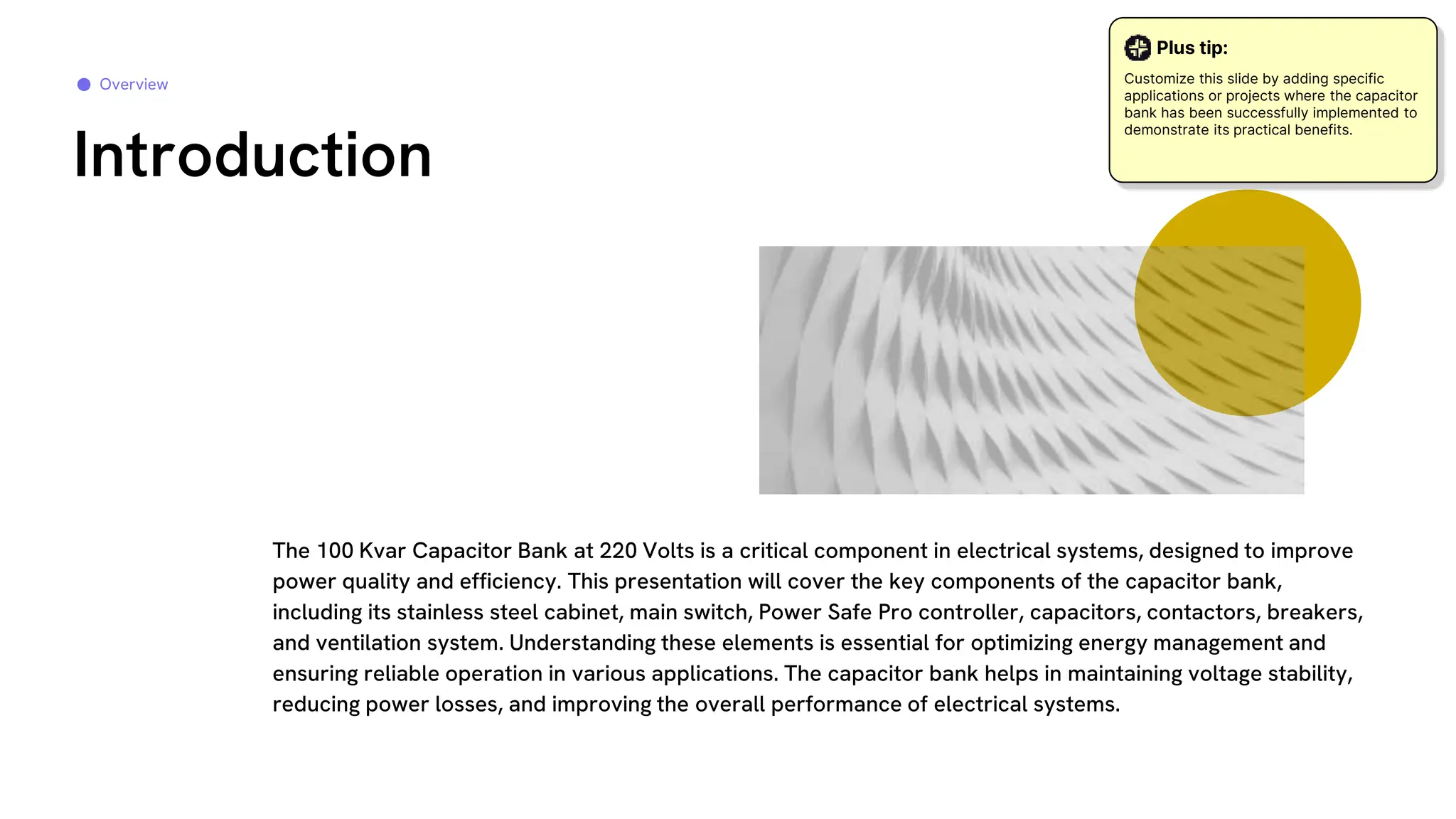 100 Kvar Capacitor Bank at 220 Volts.pptx
