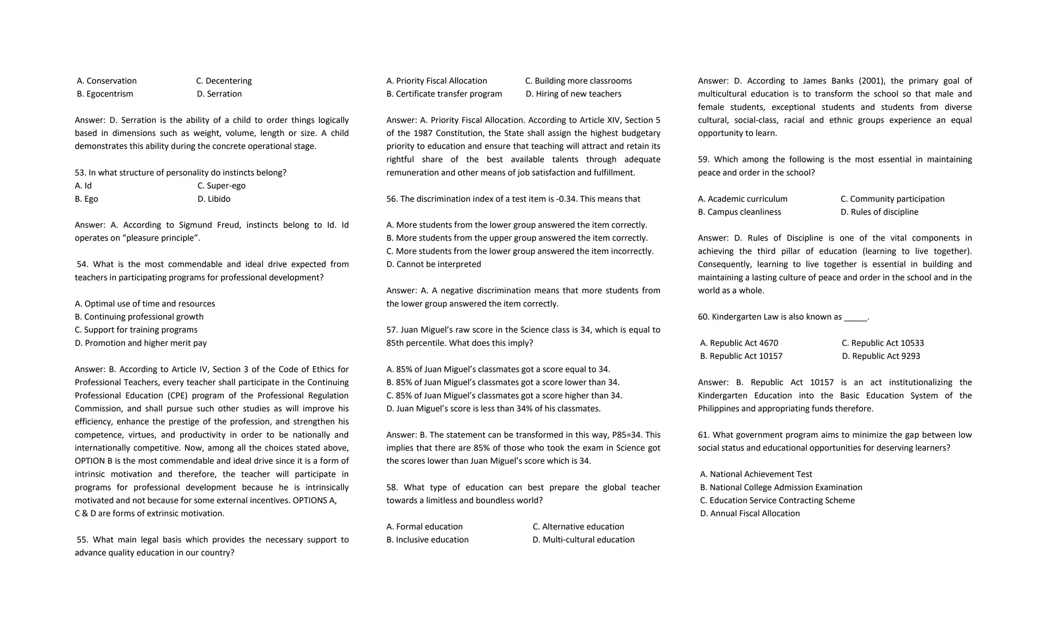 100 LET QUESTIONS WITH ANSWER AND RATIONALIZATION.docx