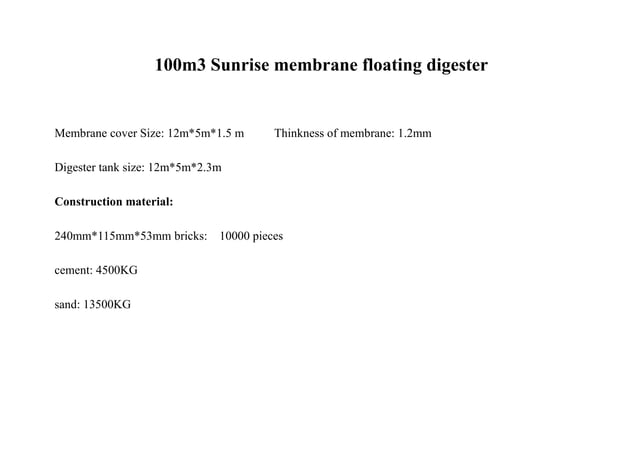 100m3 floating digester (2) | PPT