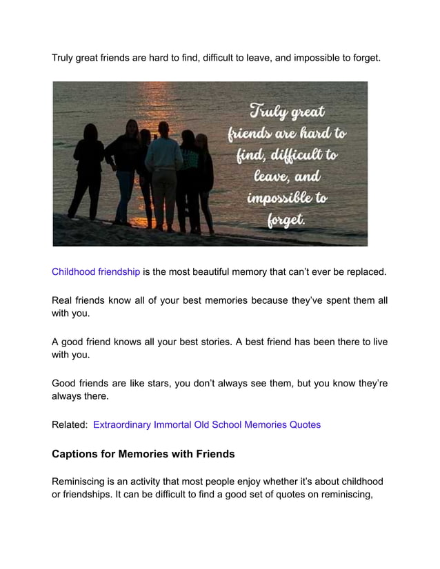 100 Memories with Friends Quotes _ Friends Memories Quotes.pdf