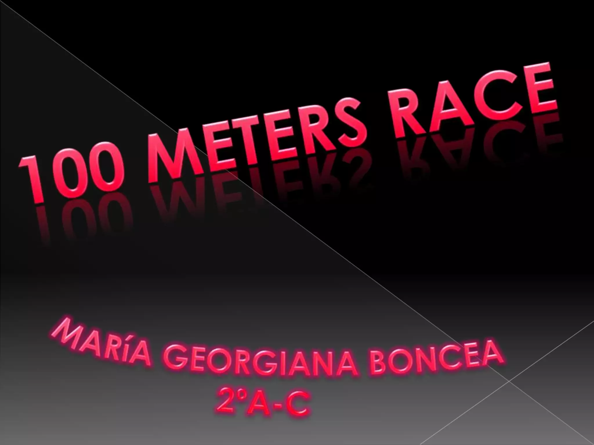 100 meters race | PPTX