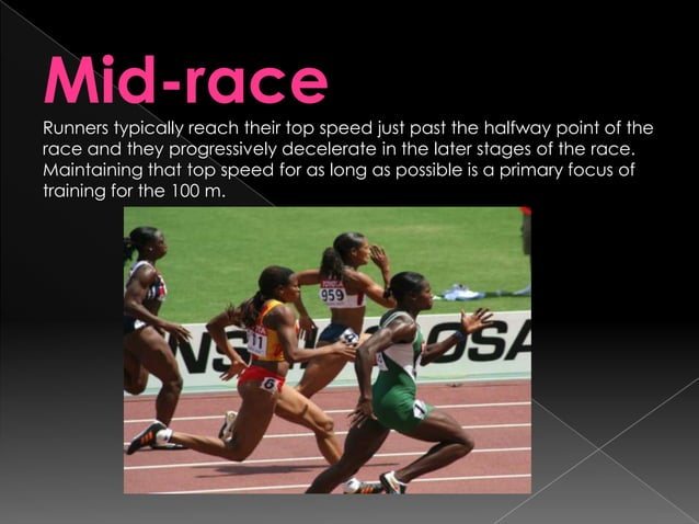 100 meters race | PPTX | Track and Field | Sports