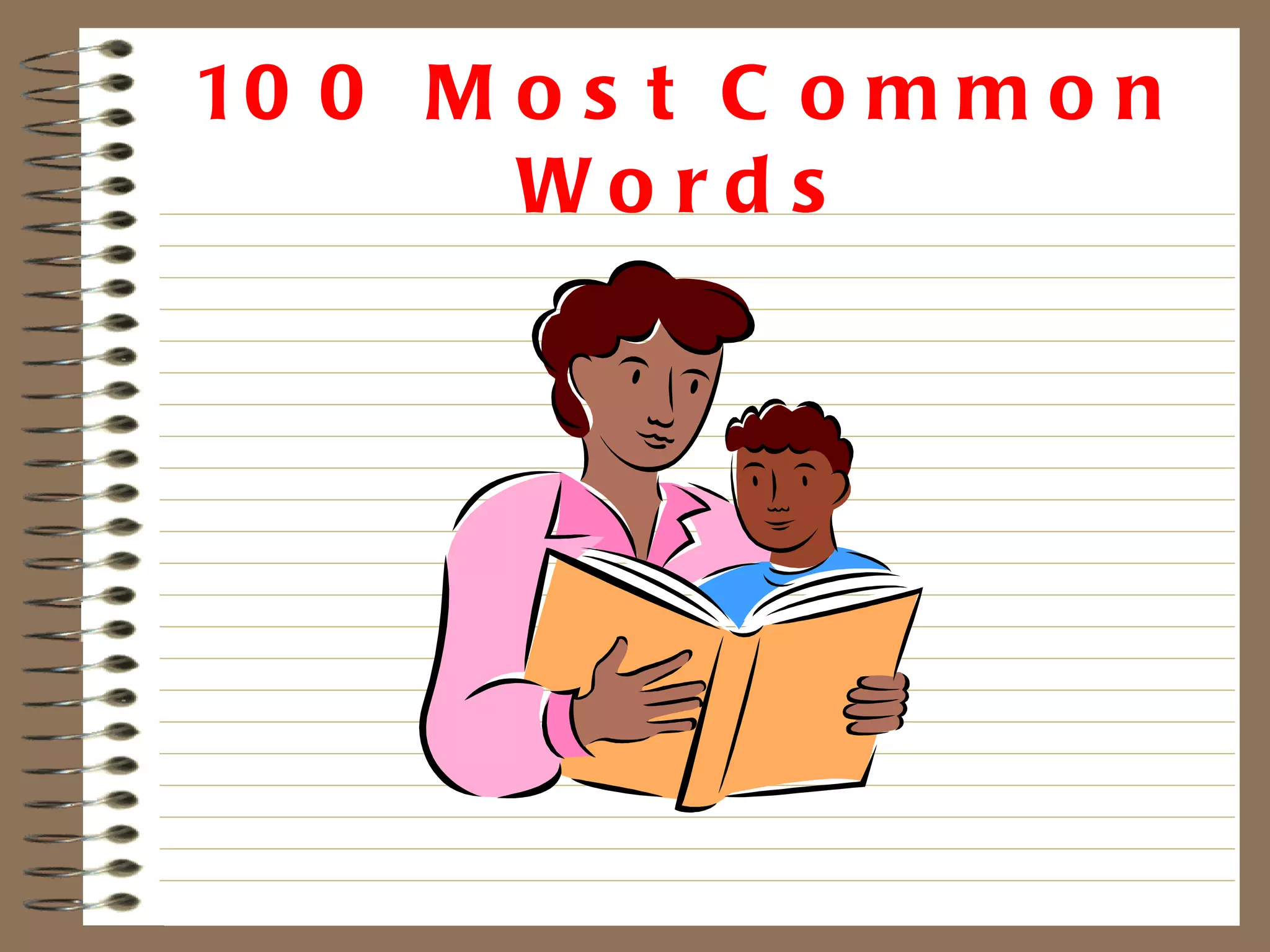 100 most common words | PPT
