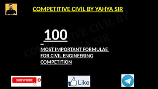 100 most imp formula for civil engineering.pptx