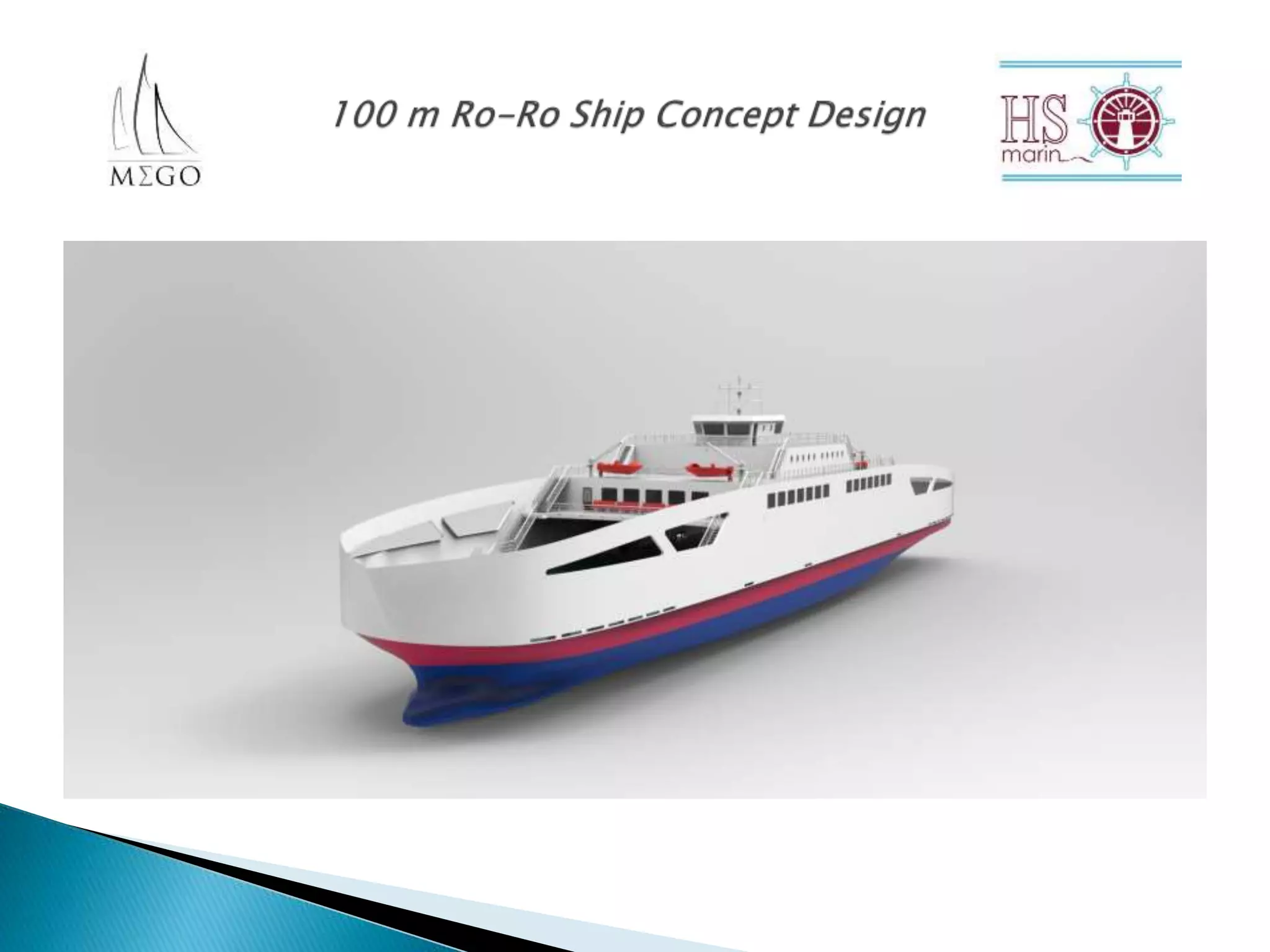 100 m ro ro ship concept design | PPTX