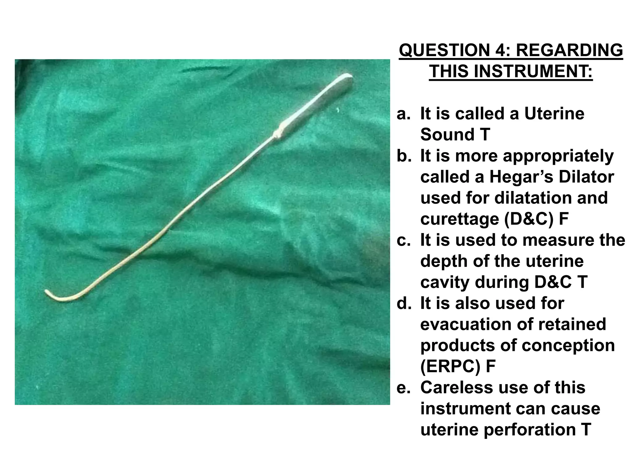 100 picture osce in obstetrics and gynaecology | PPTX
