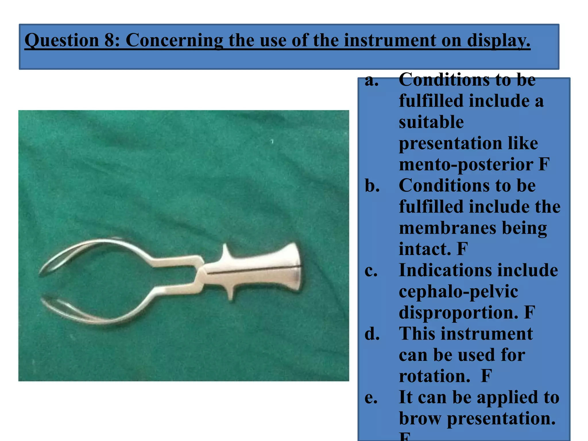 100 picture osce in obstetrics and gynaecology | PPTX