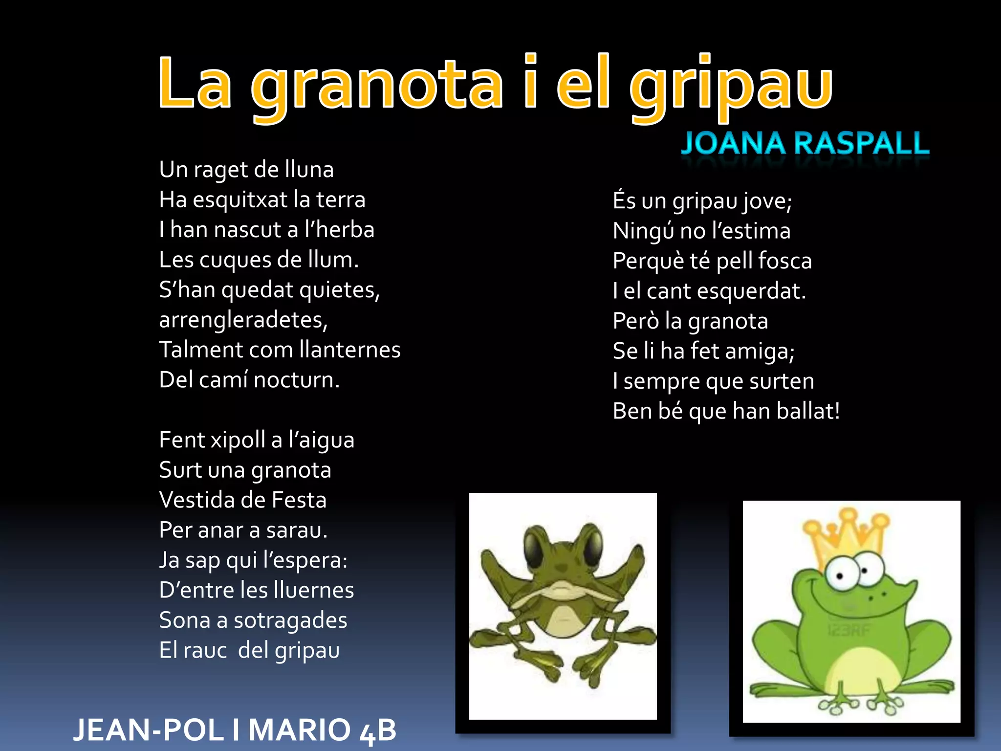 100 poemes joana raspall | PPTX