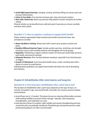 100 Questions to an Orthopedic traumatologist | DOCX
