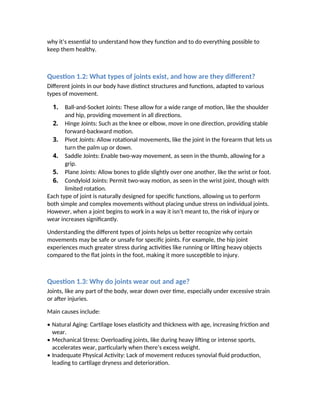 100 Questions to an Orthopedic traumatologist | DOCX