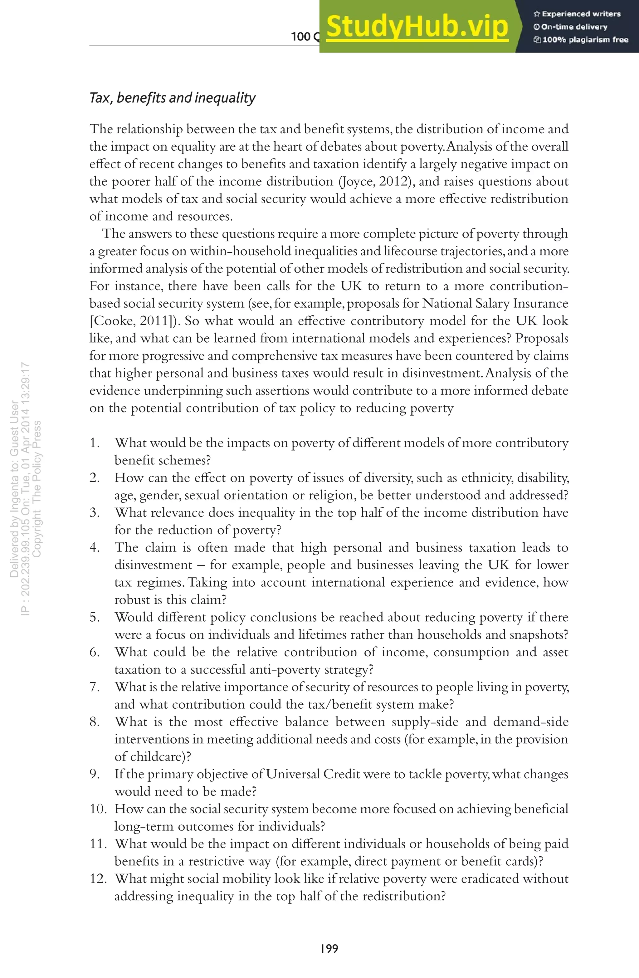 100 Questions Identifying Research Priorities For Poverty Prevention ...