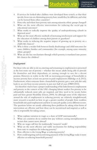 100 Questions Identifying Research Priorities For Poverty Prevention ...