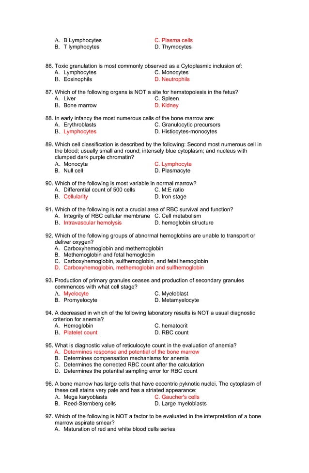 Pathology Practice Examination | DOC