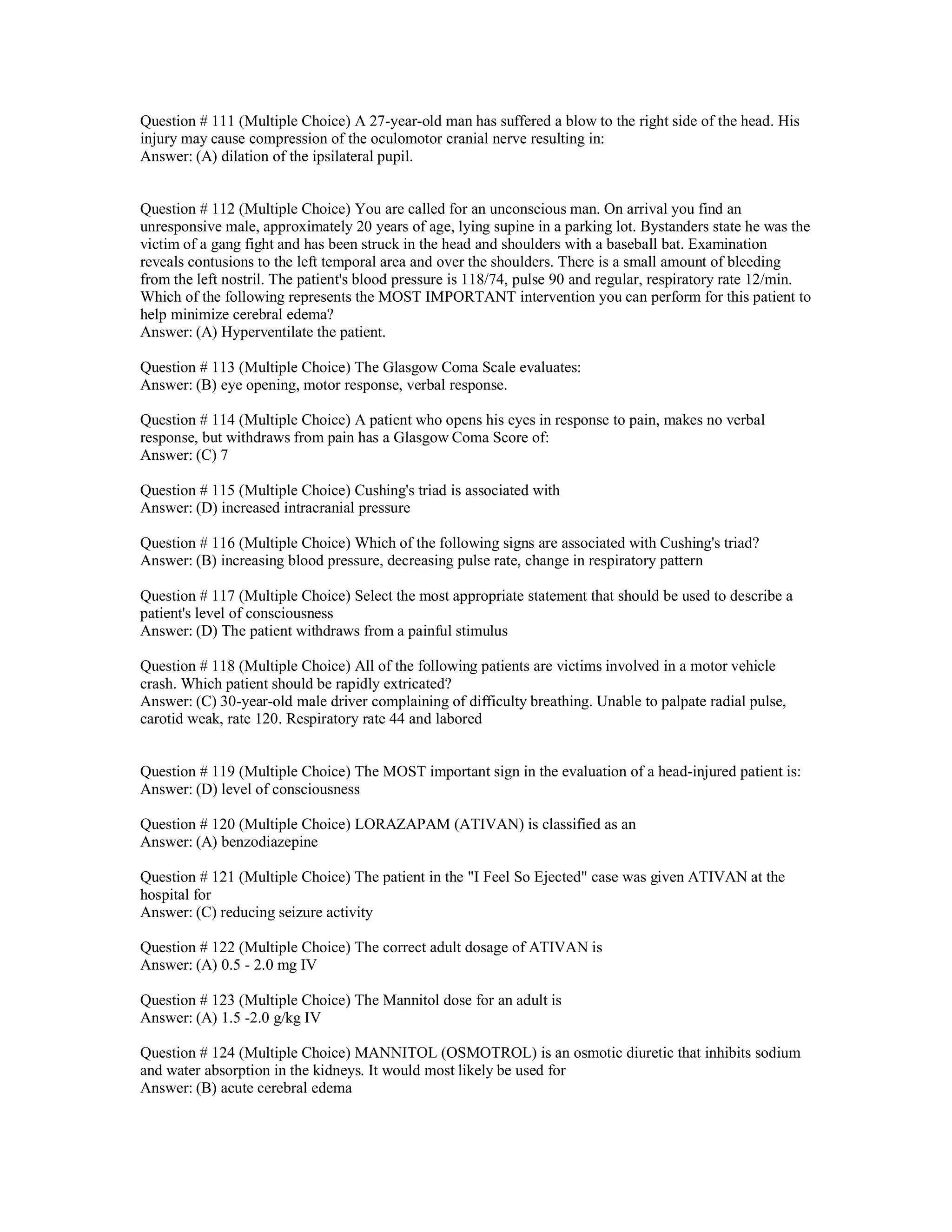 100 question test variety 2 | PDF