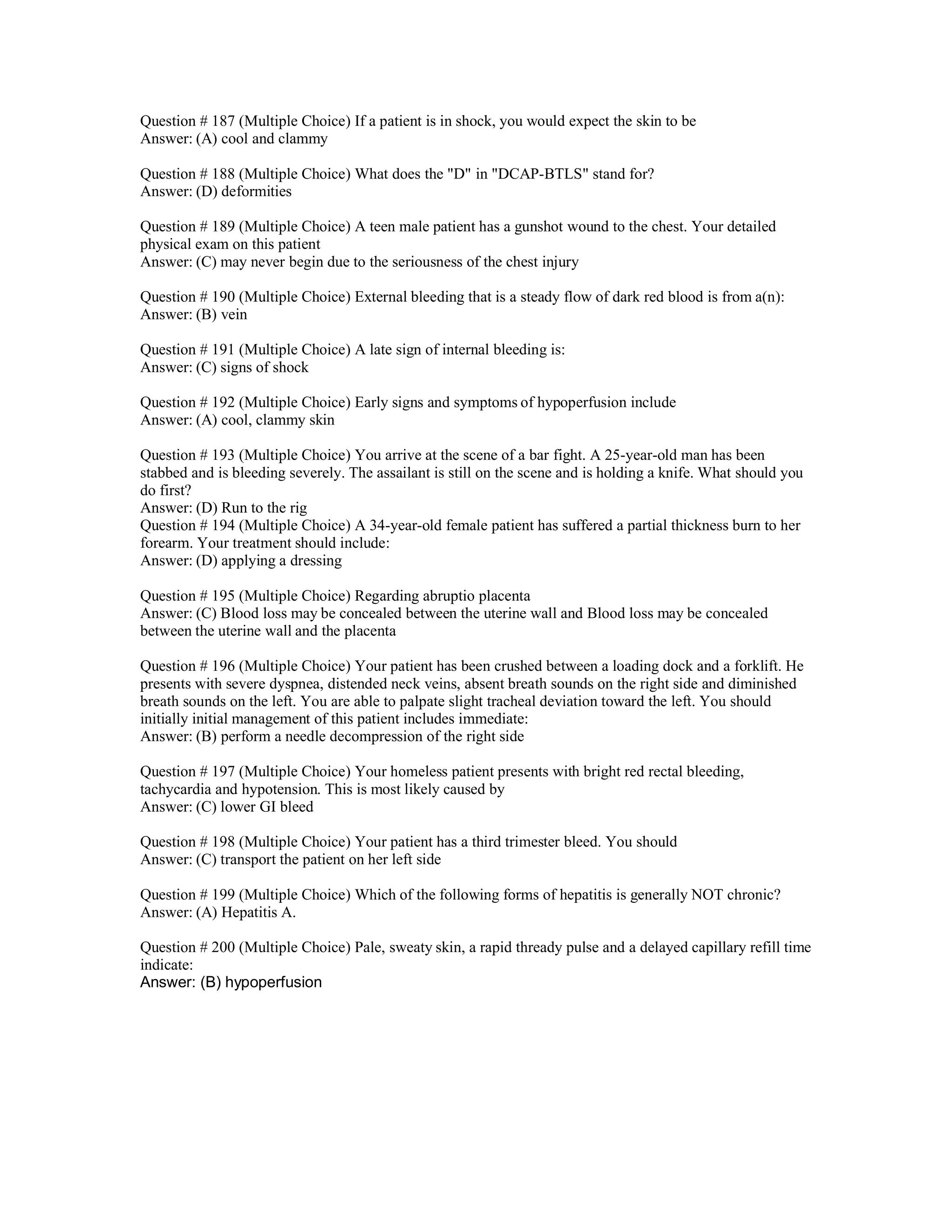 100 question test variety 2 | PDF