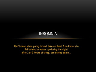 Insomnia: 100 solutions | PPTX | Sleep Disorders | Diseases and Conditions