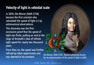 CA 6.01 Light Speed Constancy | PPT