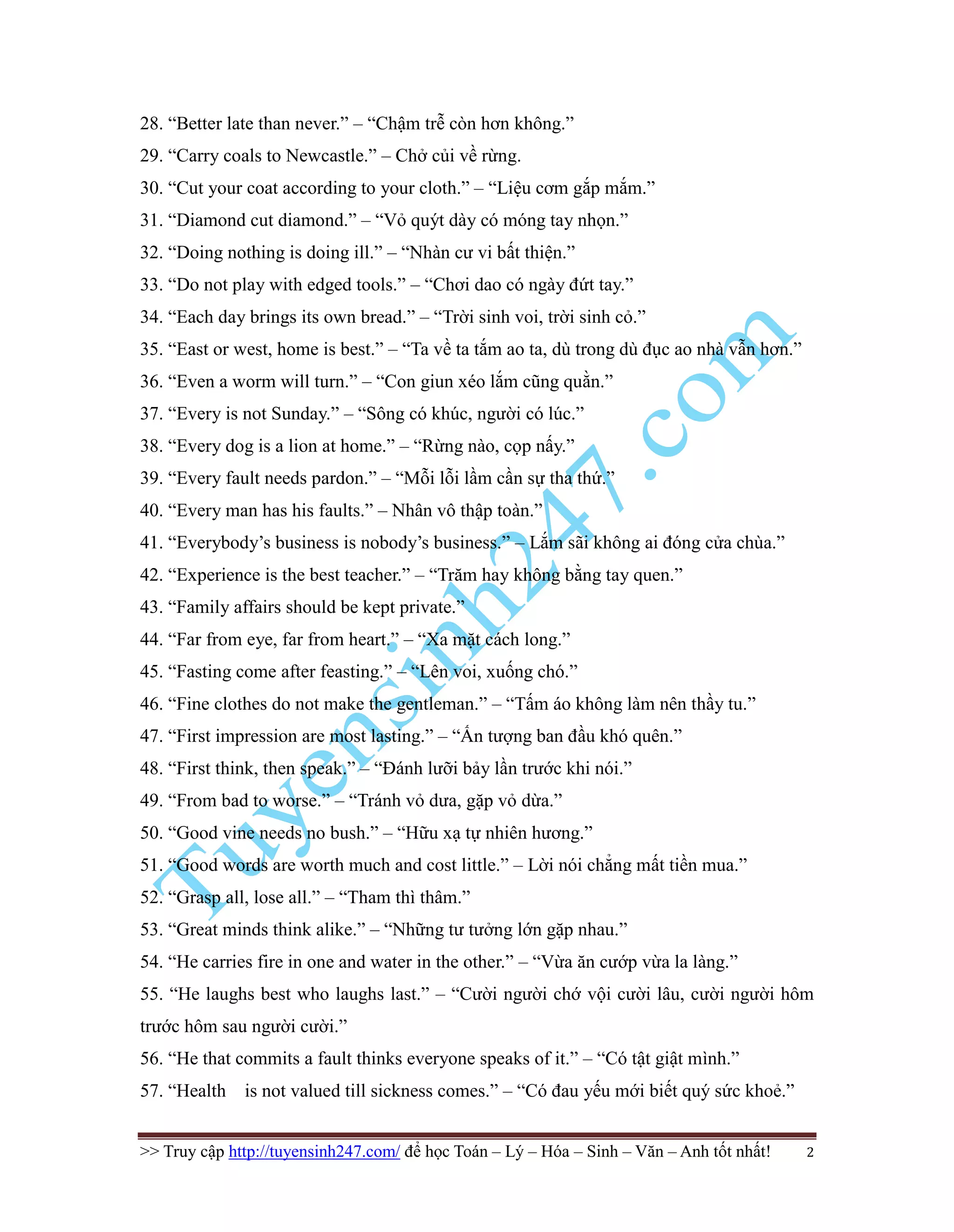 100 thanh ngu tieng anh quan trong | PDF