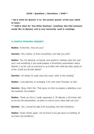 100+ useful phrases for running a Business Meeting | DOCX