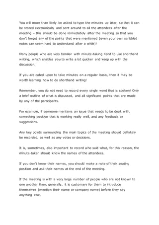 100+ useful phrases for running a Business Meeting | DOCX