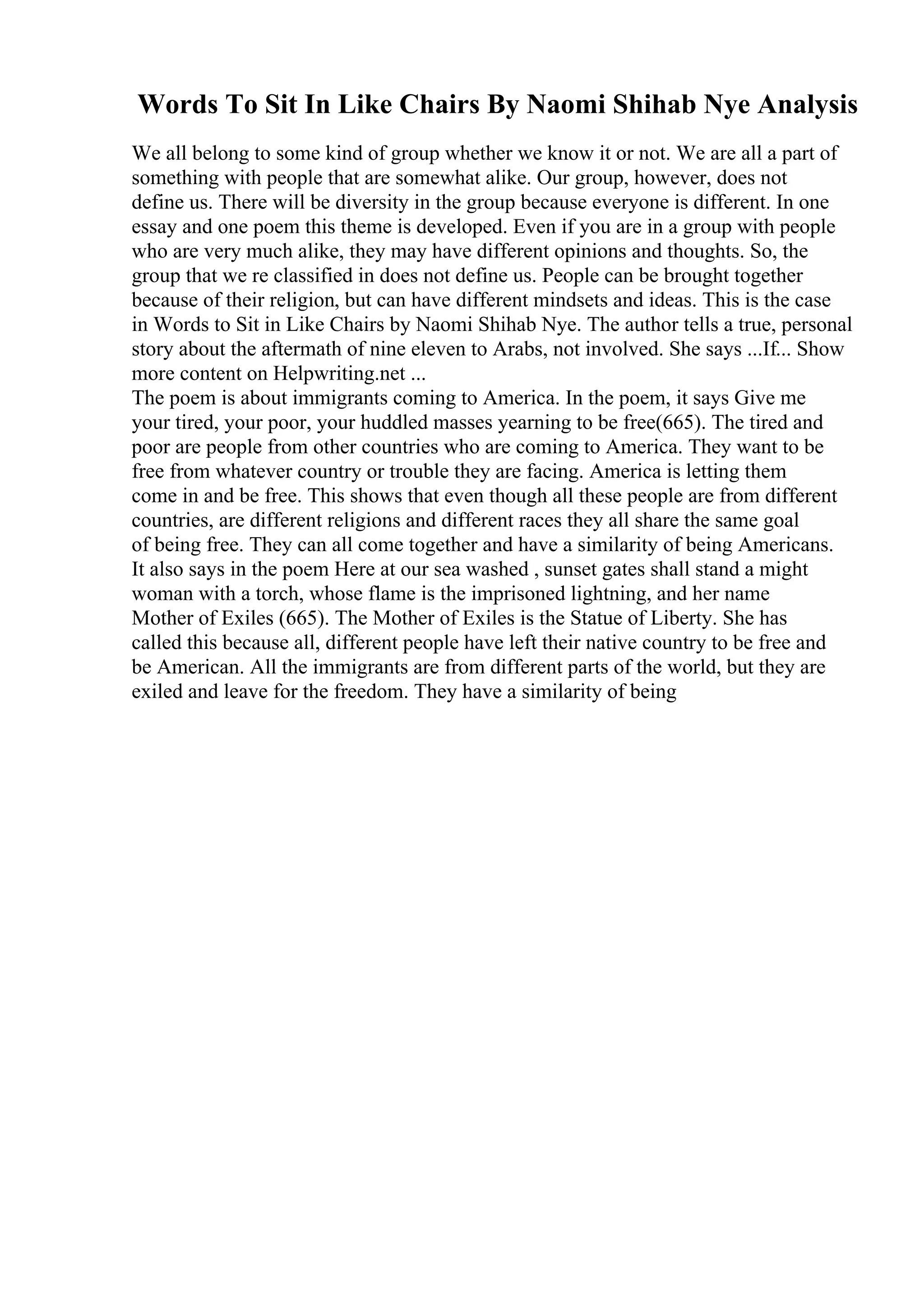 100 Word Essay | PDF