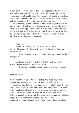 100 word minimum for each paper.. give your feedback(your opinion) | PDF