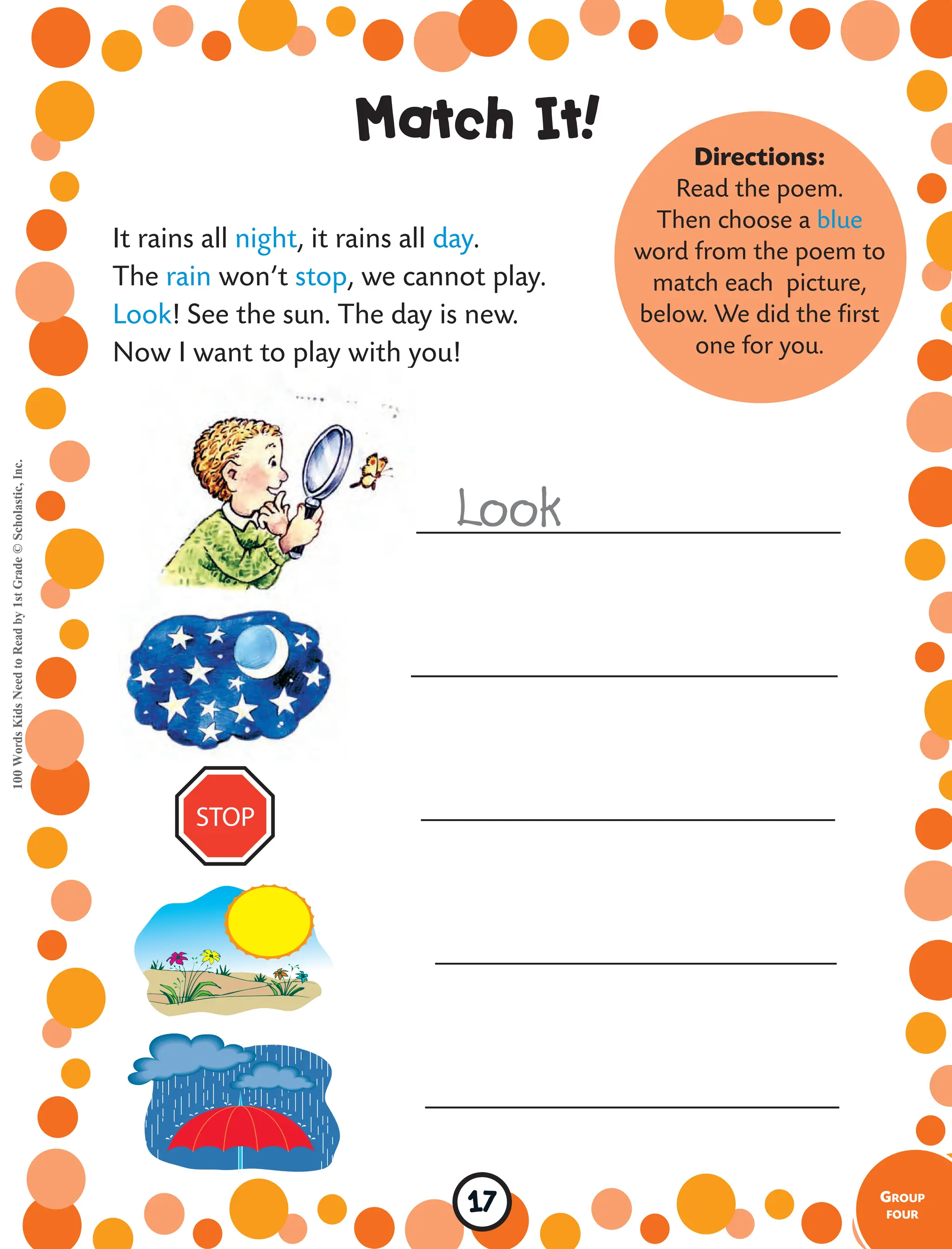 100 Words Kids Need to Read by 1st Grade Sight Word Practice to Build ...