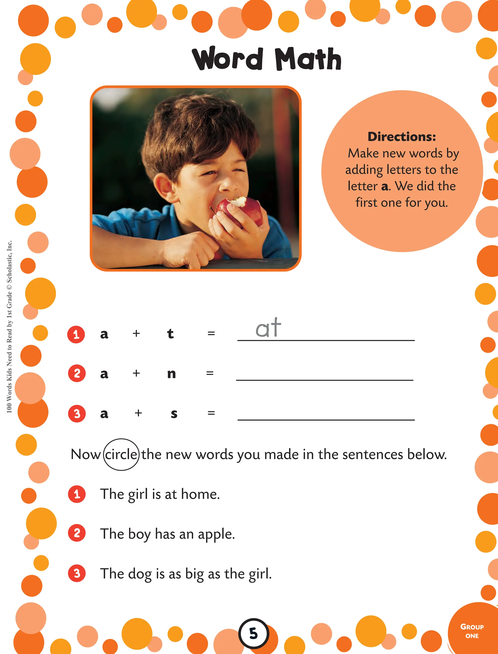 100 Words Kids Need to Read by 1st Grade Sight Word Practice to Build ...