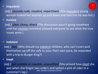 100 words to impress others | PPSX